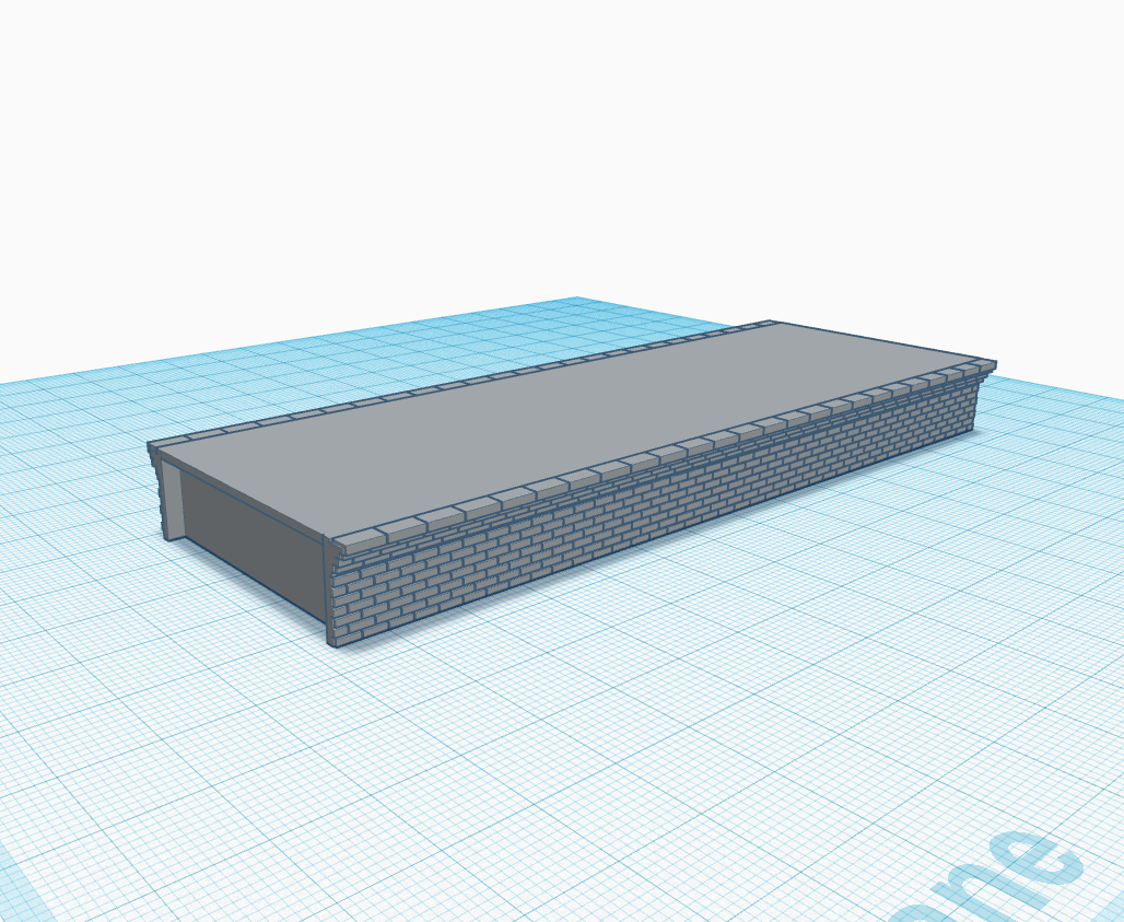 STL: Platform Straight Section - TT:Scenics
